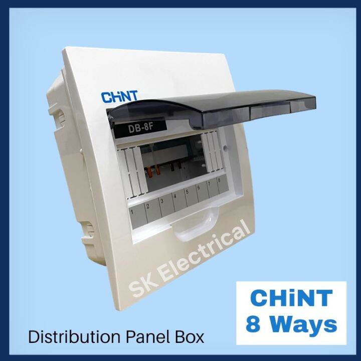 【COD】 CHINT 8 Pole Distribution Panel Box Flush Type SK ELECTRICAL ...