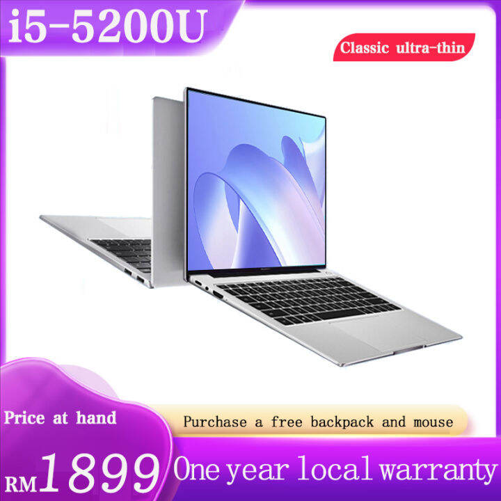 Laptop ultra-thin fifth-generation Intel Core i5-6200U 8G RAM 128GB SSD ...
