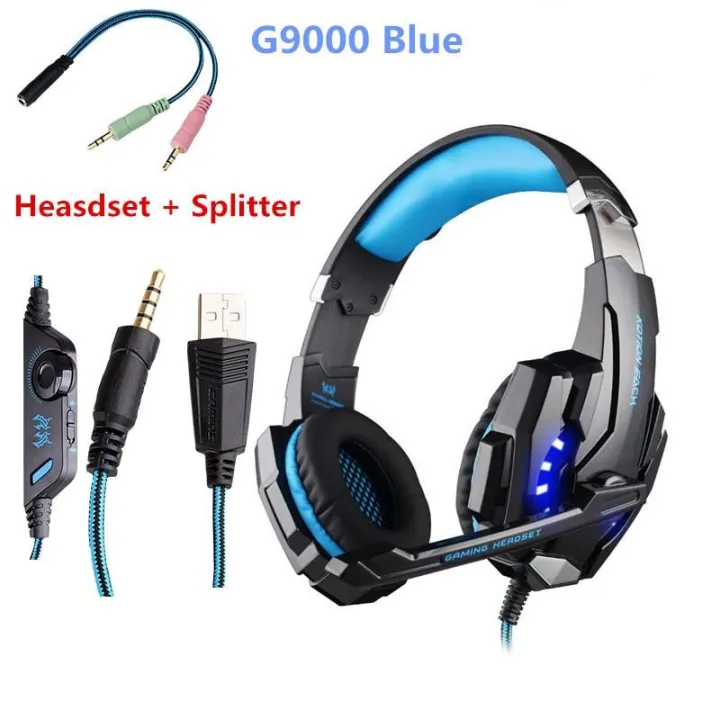 G9000 Gaming Headset Bass Stereo Headphone Casque PC Laptop Microphone ...