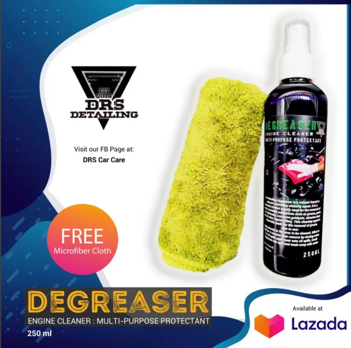 Mighty Degreaser / 250ml / Free Microfiber Cloth | Lazada PH