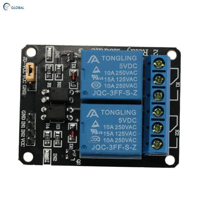 2 Channel New 2 Channel Relay Module Relay Expansion Board 5v Low Level ...