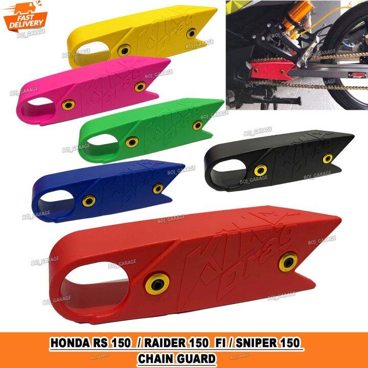 KING DRAG BRAND CHAIN GUARD PLUG AND PLAY YAMAHA SNIPER 150 SUZUKI ...