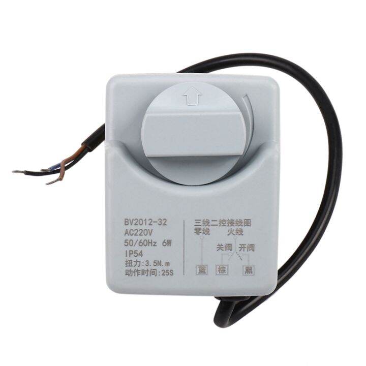 Ac220V 2 Way 3 Wires Motorized Ball Valve Electric Actuator With Manual Switch | Lazada PH