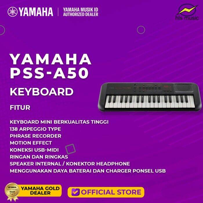 Yamaha PSS A50 Mini Portable Keyboard | Lazada Indonesia
