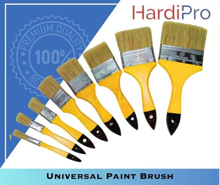 Heavy duty Universal Paint Brush 1/2, 3/4,1, 1-1/2, 2, 2-1/2, 3, 4 | Lazada PH