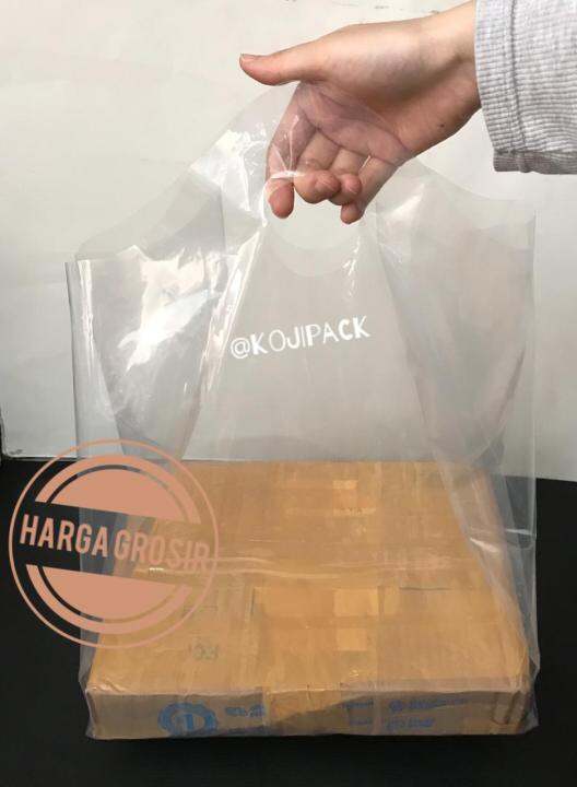 Kantong Shopping Bag Plastik PE Diamond ukuran 30 Plong Gunung Bening ...