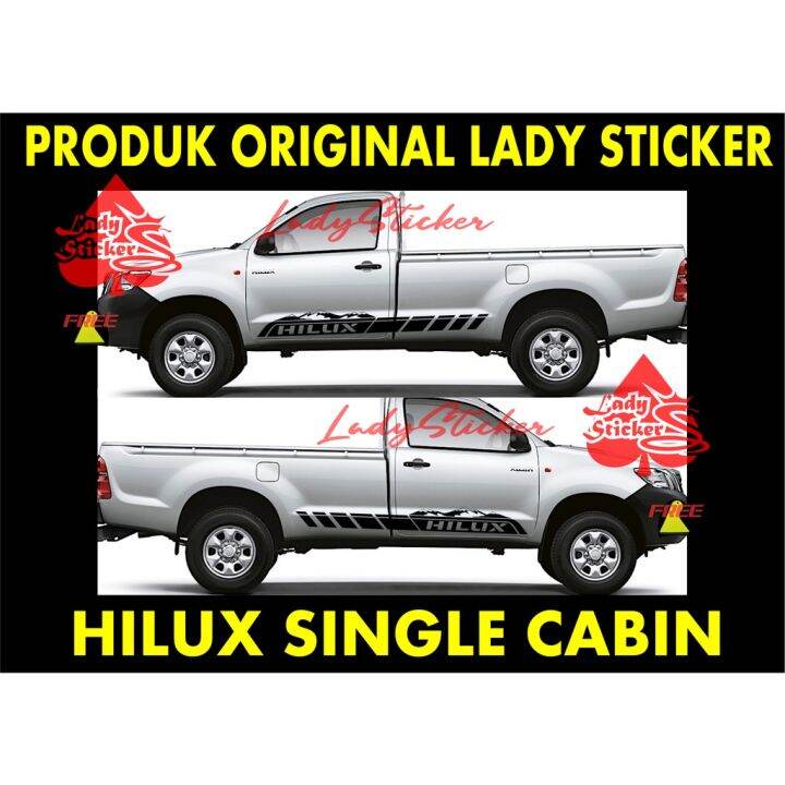 STICKER STIKER MOBIL HILUX SINGLE CABIN STIKER LIST MOBIL TOYOTA HILUX ...