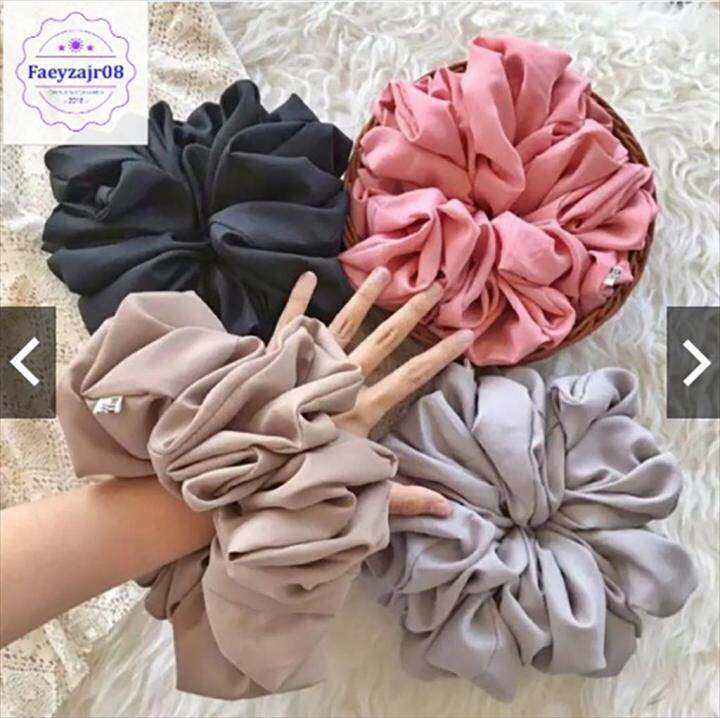 IKAT RAMBUT Schruncie SUPER JUMBO / Cepol hijab SUPER JUMBO / Ikat ...