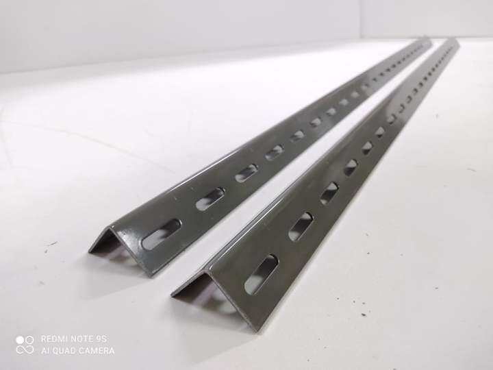 Slotted Angle Bar 1.5" x 1.5" x 2.0mm x 10Ft.Gray - 1pc. with Free ...
