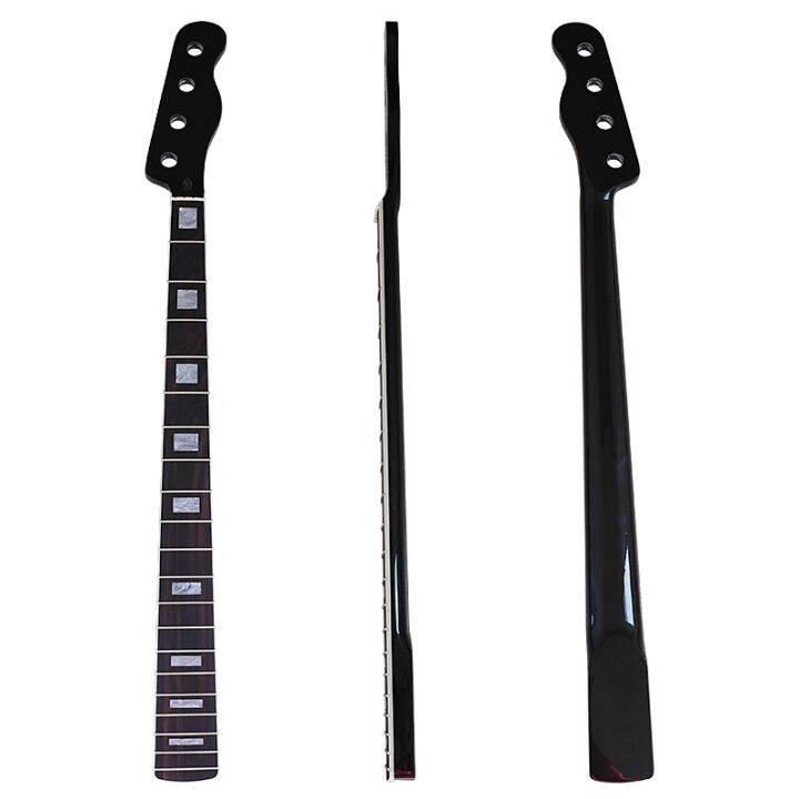 Tl 4 String Electric Bass Guitar Neck Canada Maple Tl Bass Neck High Glossy 20 Frets Black With