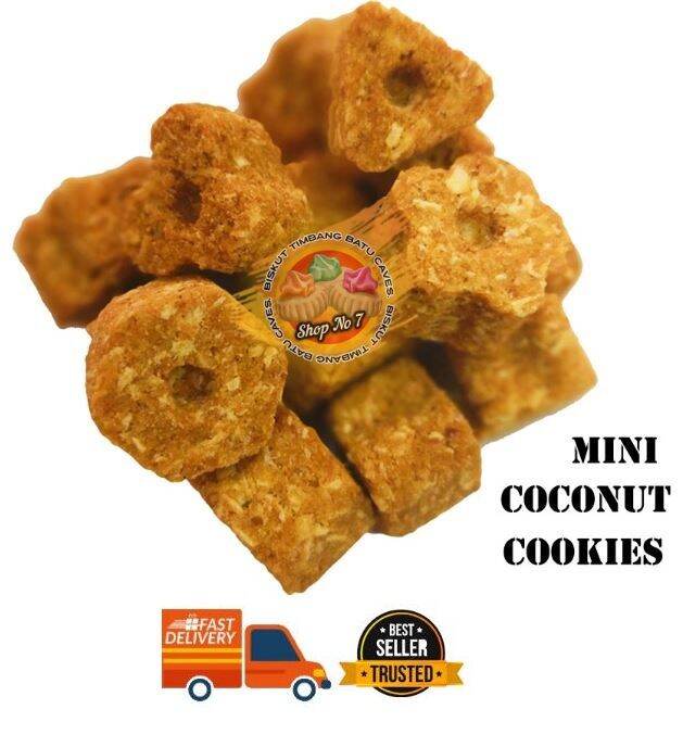 Mini Biskut Kelapa/ Mini Coconut Cookies / Biskut Childhood / Biskut ...