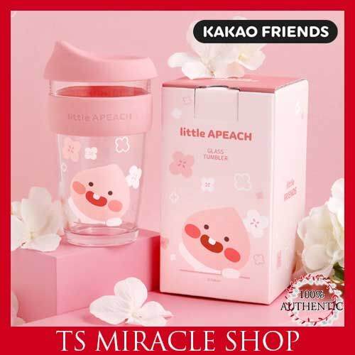 KAKAO FRIENDS Little Apeach แก้วทัมเบลอร์400มิลลิลิตร (มีแขนและตะกั่ว) | Lazada.co.th