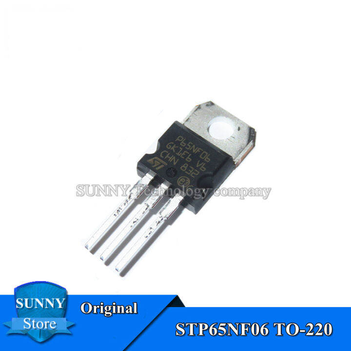 10Pcs Original STP65NF06 TO-220 P65NF06 TO220 65A/60V MOSFET N-channel ...