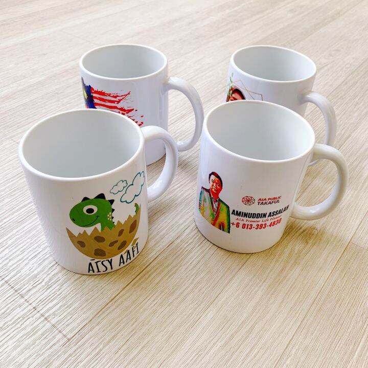 Custom Print Mug Cawan untuk Hadiah dan Cenderahati (PRODUK BERKUALITI ...