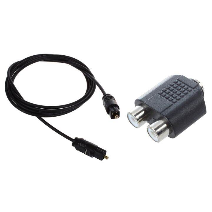 1 Pcs 3 FT 1.1M Metre Digital Fibre Optical Audio DVD Cable & 1 Pcs 3 ...