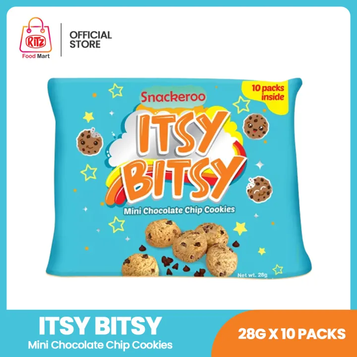 BEST SELLER Snackeroo Itsy Bitsy Mini Chocolate Chip Cookies (10 packs ...