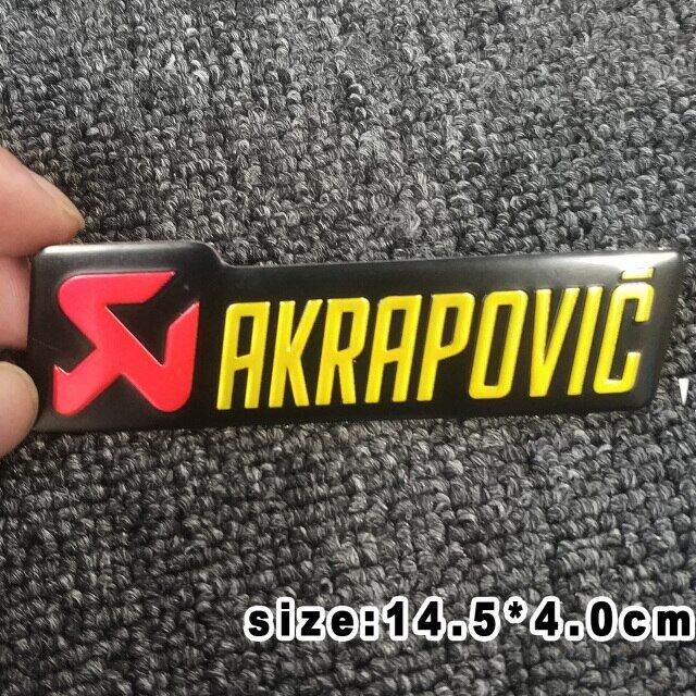 Heat-Resistant Motorcycle Stickers Exhaust Pipe Akrapovic Decals For ...