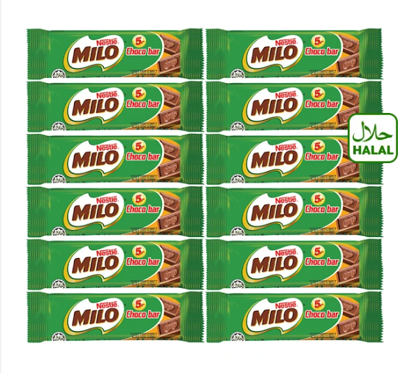 Nestle Milo Choco Bar Chocolate Flavored Confectionery Sweet Snack 6g ...