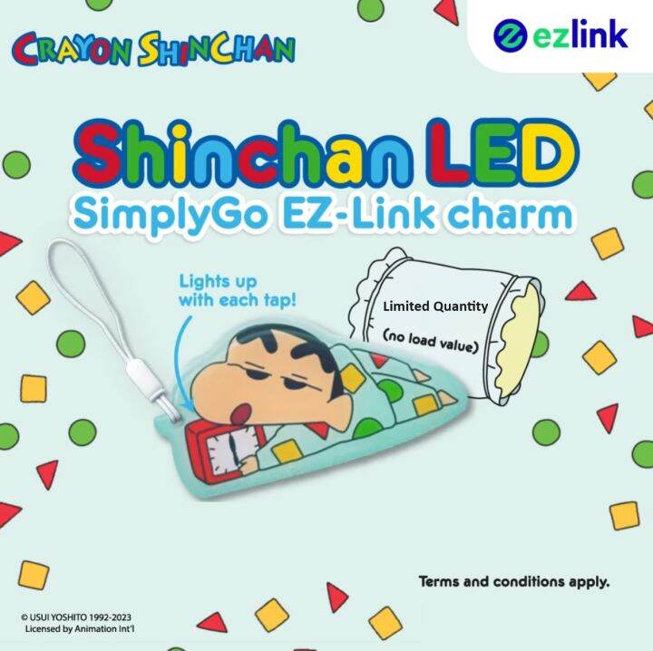 Exclusive - Japan Crayon ShinChan LED SimplyGo EZ-Link Charm Card EZ ...