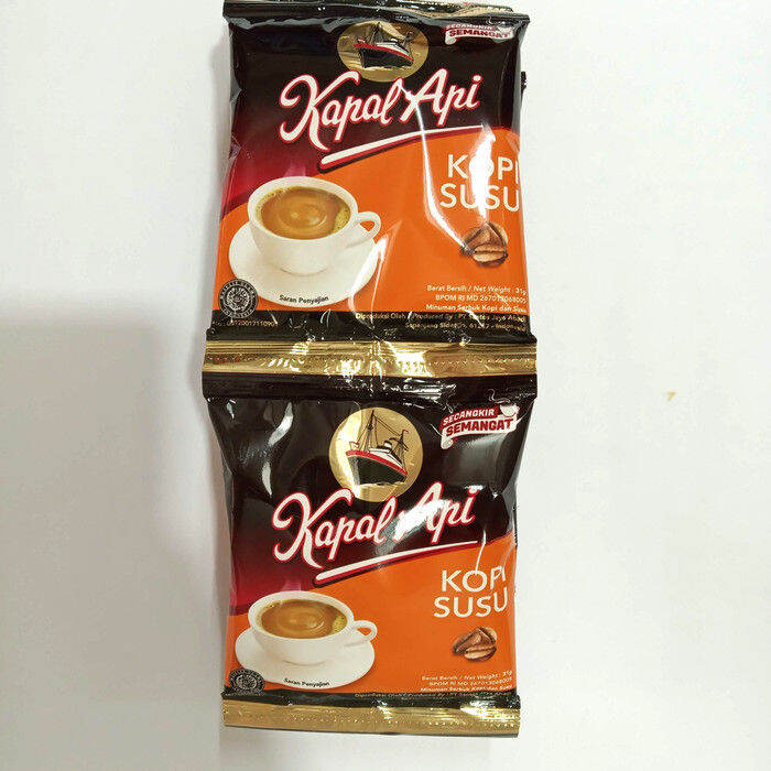 Kapal Api Susu/Kopi Kapal Api Susu Renceng | Lazada Indonesia