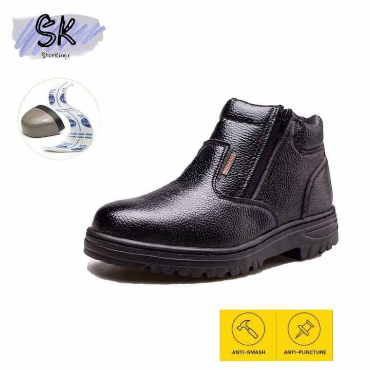 Sepatu Safety Sepatu Proyek Kerja High Slip On (998) | Lazada Indonesia