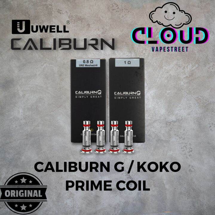 {Original} UWELL Caliburn G/G2/GK2/Koko Prime G Coil 0.8ohm, 1.0 ohm ...