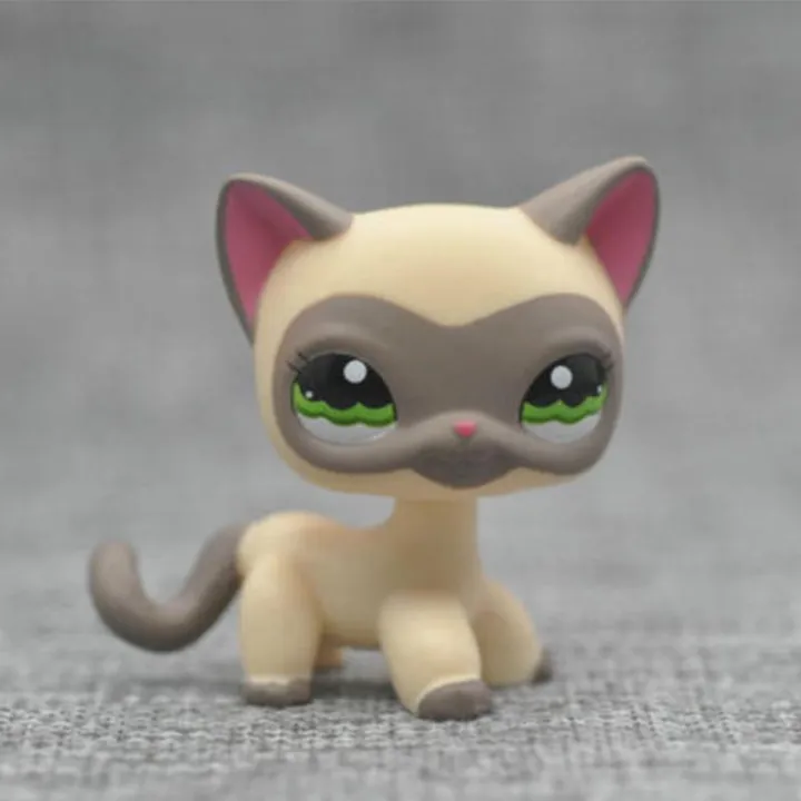 New Pet Collection Figure LPS #1116 Cream Gray Short Hair Cat Rare Toys ...