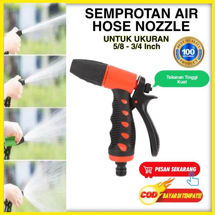 Kepala Semprotan Air Taman Kebun Model Pistol Tekanan Tinggi ...