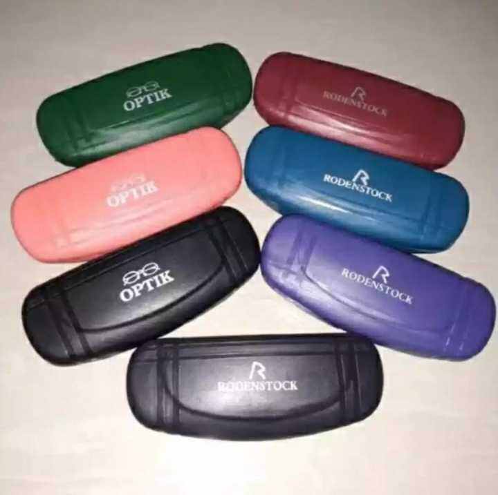 Box kotak Dark Colour Tempat kacamata plastik Hardcase Kacamata Keren ...