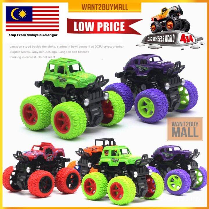 🇲🇾 🏆 Kereta Mainan Kanak Friction Power Car 4 Wheels Car Big Four ...