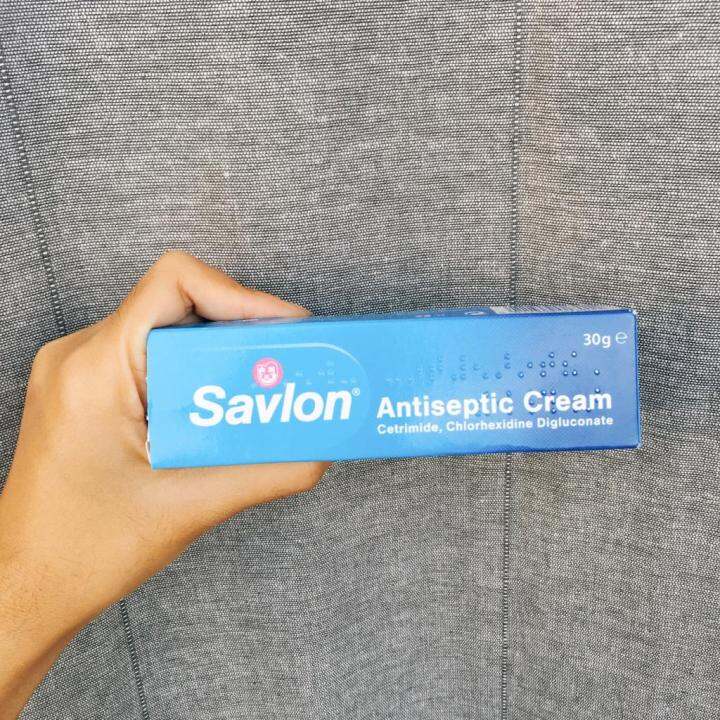 Savlon Antiseptic Cream 30 gram / Made in UK / Salep luka / tergores ...