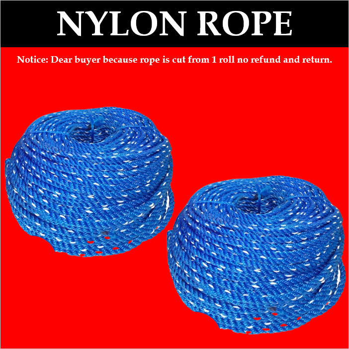 TOYU Nylon Rope 4mm-8mm 1m | Lazada PH
