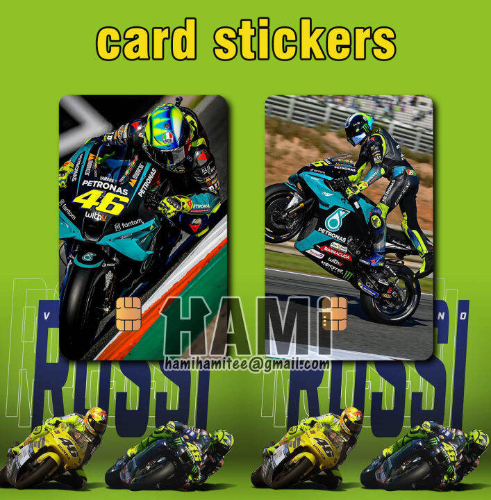 VALENTINO ROSSI CARD STICKER - VR46 TNG STICKER - VR46 ROSSI PHOTOCARD ...
