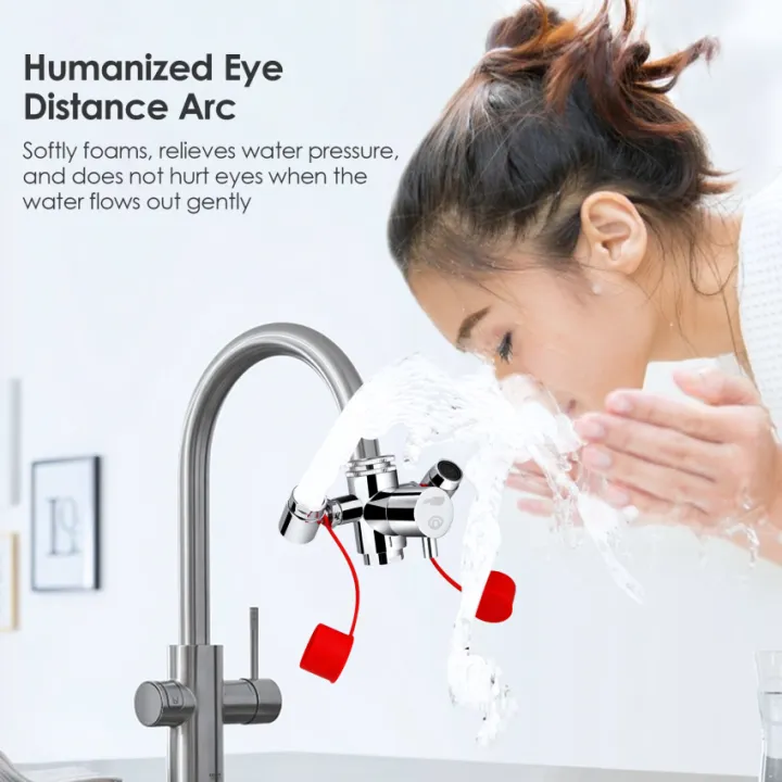 Faucet Mounted Eyewash Station – Reliable First AID Emergency Eye Wash ...