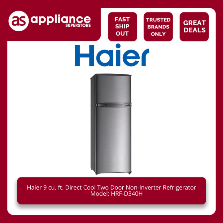 Haier 9 cu. ft. Direct Cool Two Door Non-Inverter Refrigerator HRF ...