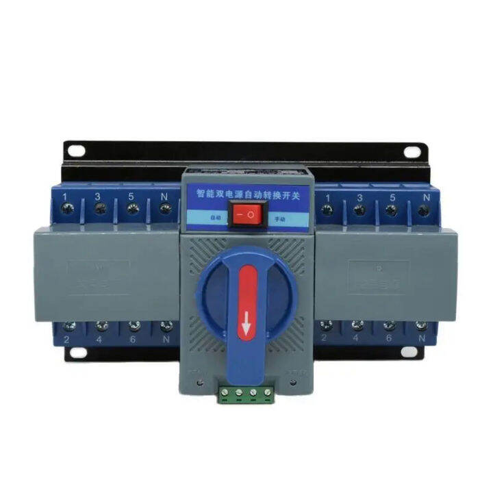 4P 63A 220V 380V ATS MCB Type Dual Power Automatic Transfer Switch | Lazada PH