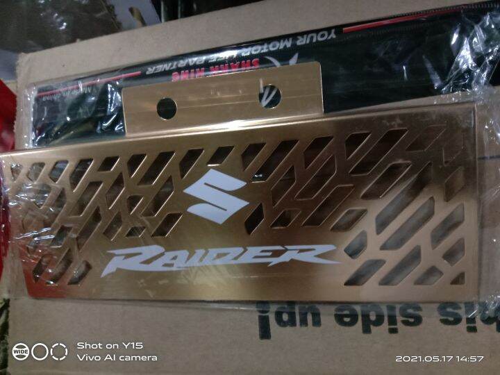 RADIATOR COVER FOR RAIDER 150 CARB TYPE GOLD COLOR MOTROCYCLE | Lazada PH