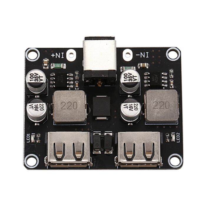 2 Channel Usb Qc3.0 Qc2.0 Dc-Dc Buck Converter Charging Step Down Module 6-32V 9V 12V 24V To ...