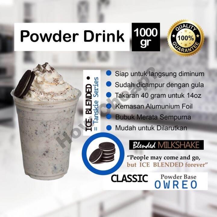 Bubuk Minuman Cookies and Cream Owreo 1kg [Ready to Drink] #005 ...