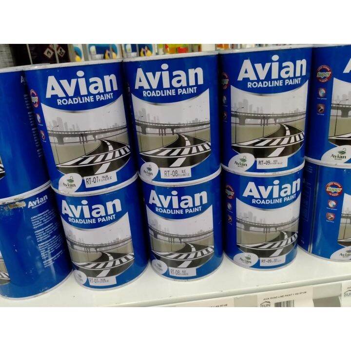 Cat Avian Roadline paint 1kg Jalanan Marka Jalan Beton Aspal Kolam ...