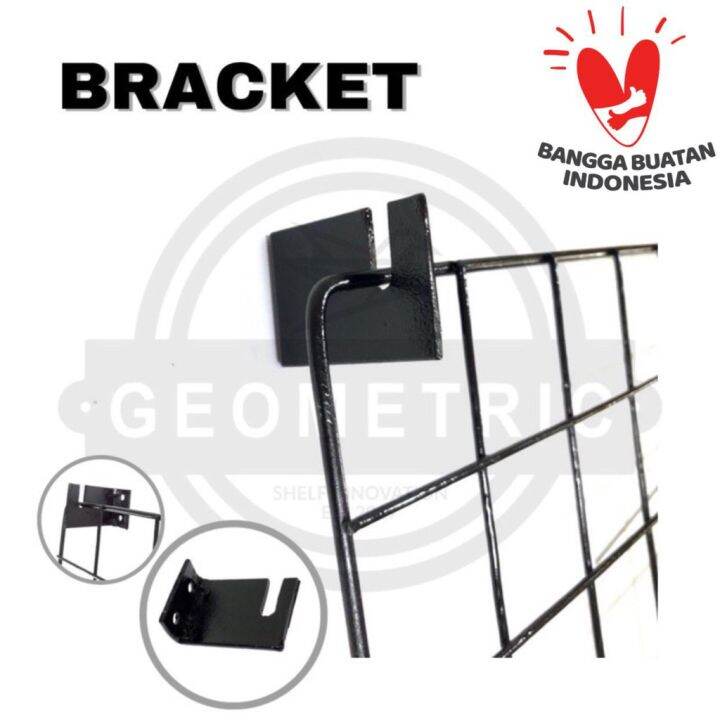 [New Ready] BRACKET RAM DINDING DUDUKAN PENYANGGA PART PANEL GRID ...