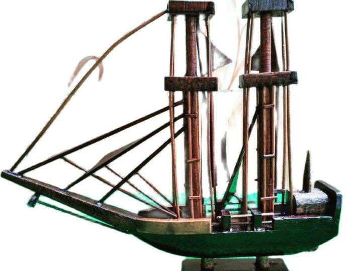 Miniatur Perahu Kayu / Miniatur Kapal Pinisi /Miniatur Perahu Layar ...