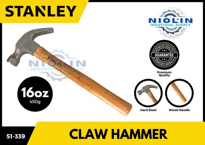 Original STANLEY Claw Hammer Wood handle 16oz | Lazada PH Original STANLEY Claw Hammer Wood handle 16oz | Lazada PH