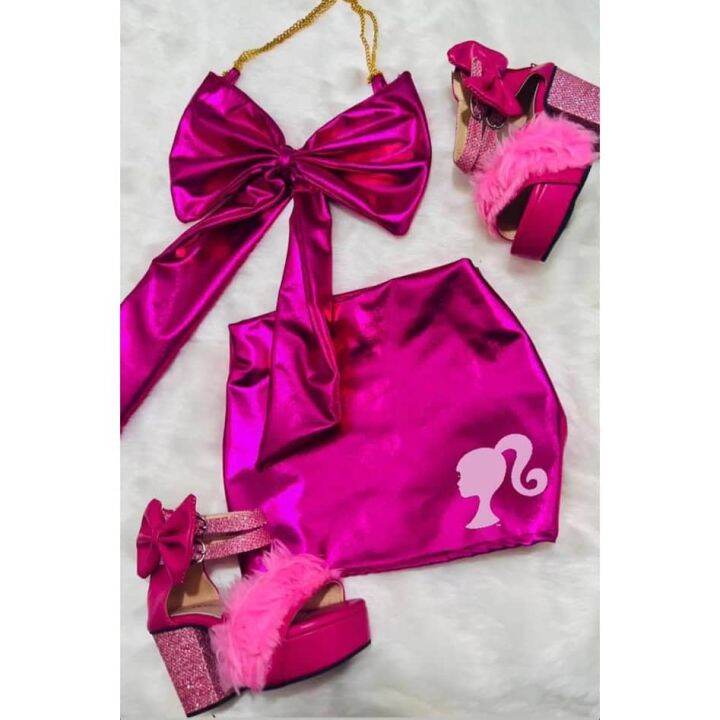 Metallic Barbie Terno for Kids /Baby OOTD | Lazada PH