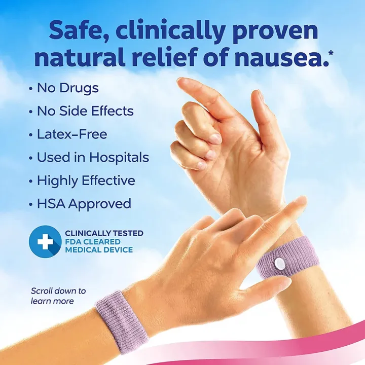 Sea-Band Mama Nausea Relief, Drug Free Solution to Morning & Motion ...