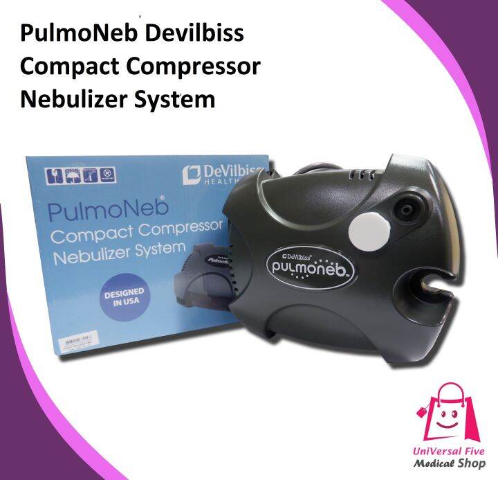 PulmoNeb Nebulizer DeVilbiss Compact Compressor Nebulizer System ...