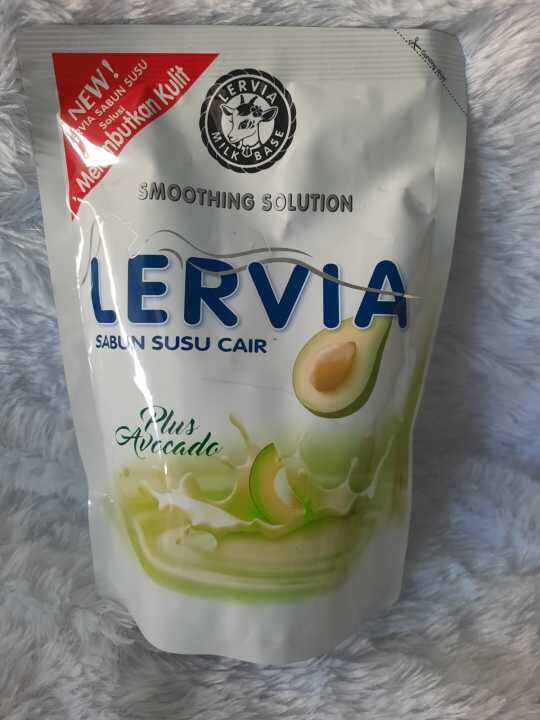 LERVIA Sabun Susu Cair Plus Avocado - 400Ml / BODY WASH / SABUN SUSU ...