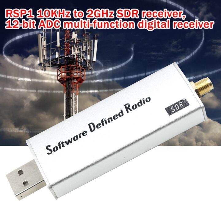 RSP1 10KHz To 2GHz SDR Receiver USB2.0 12-Bit ADC Aviation Band Receiver Compatible with RSP1 HF ...