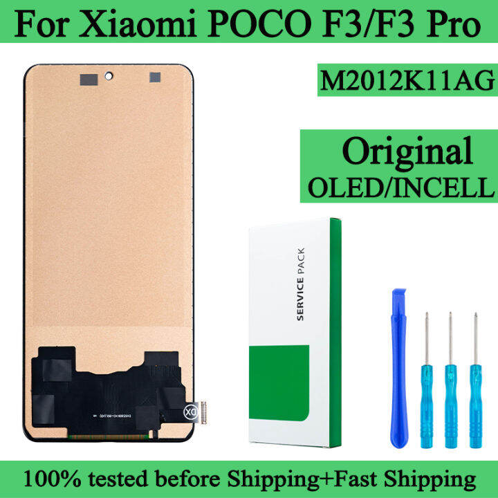 M2012K11AG 100 New Original Lcd For Poco F3 Display Touch Screen Digitizer Assembly For Poco F3 ...