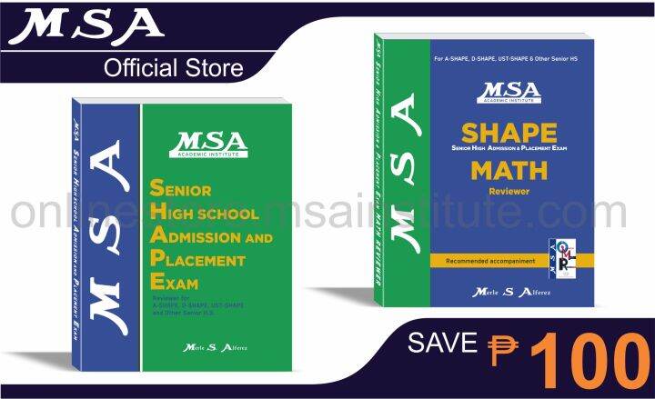 Senior High School Reviewer Books (2 books) 2024 | Lazada PH